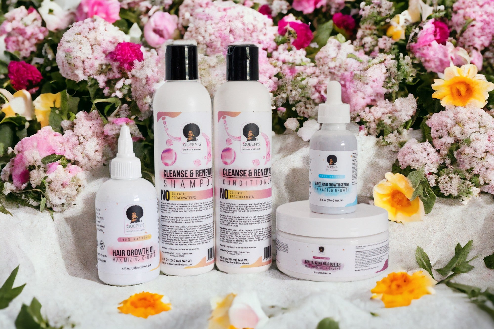 Organic Hair Product Set for Alopecia – Queen's Growth